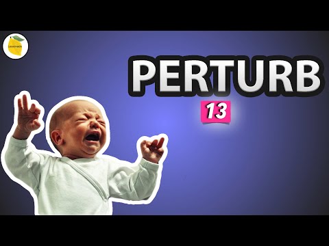 Perturb Meaning | Synonym | Antonym | Examples | Daily vocabulary for competitive exams | #13