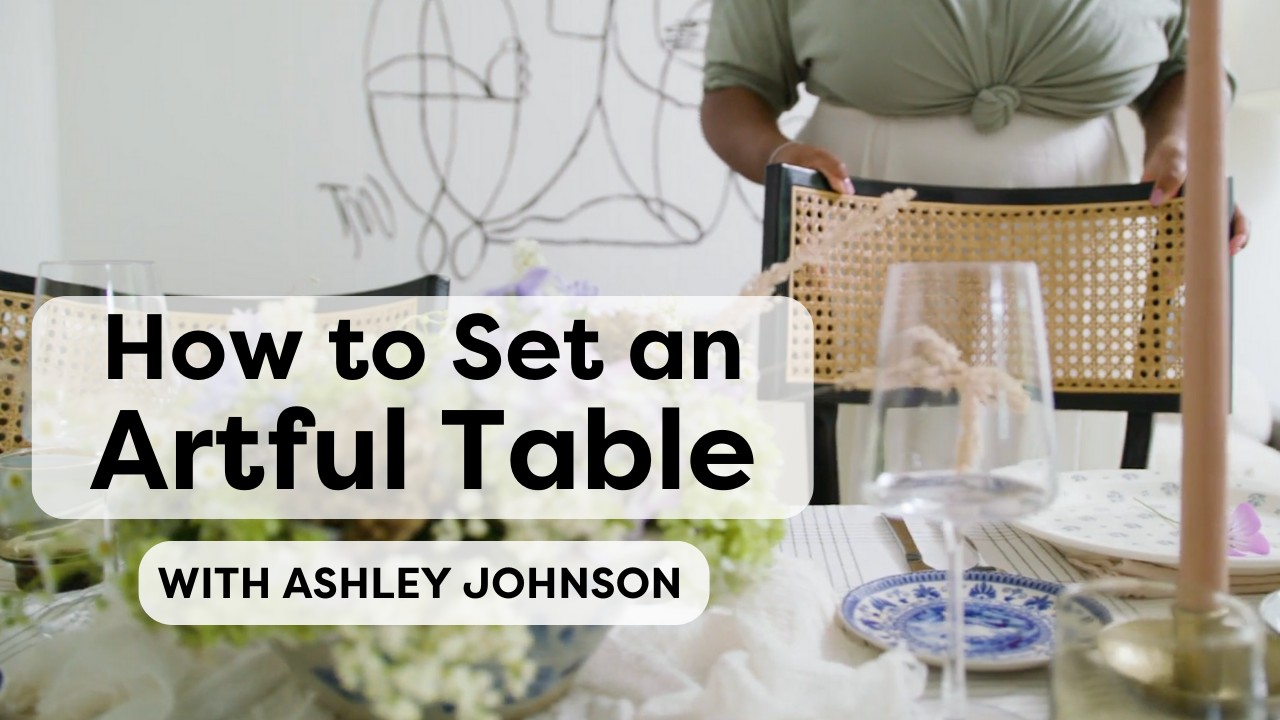 Designing an Elevated Table Setting, with Ashley Johnson | Creative Genius | HGTV Handmade