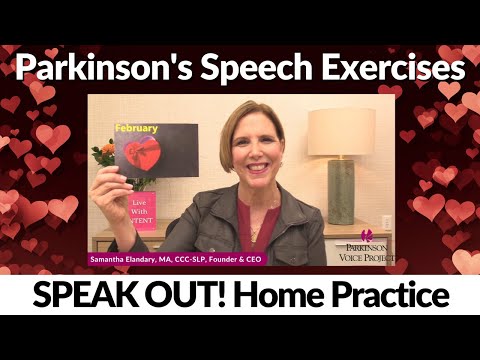 SPEAK OUT! Home Practice Sessions: FEBRUARY