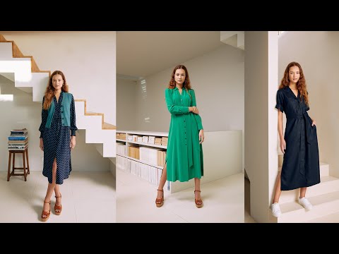 Summer Silk Dresses Focus - Cefinn Styling Video with Samantha