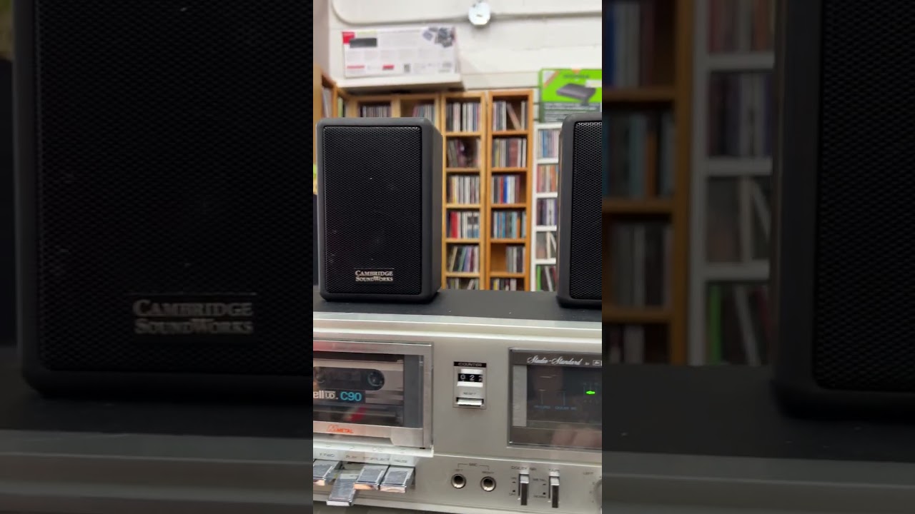 Fisher CR-113 Cassette Deck, Cambridge Soundworks Ensemble III Speakers