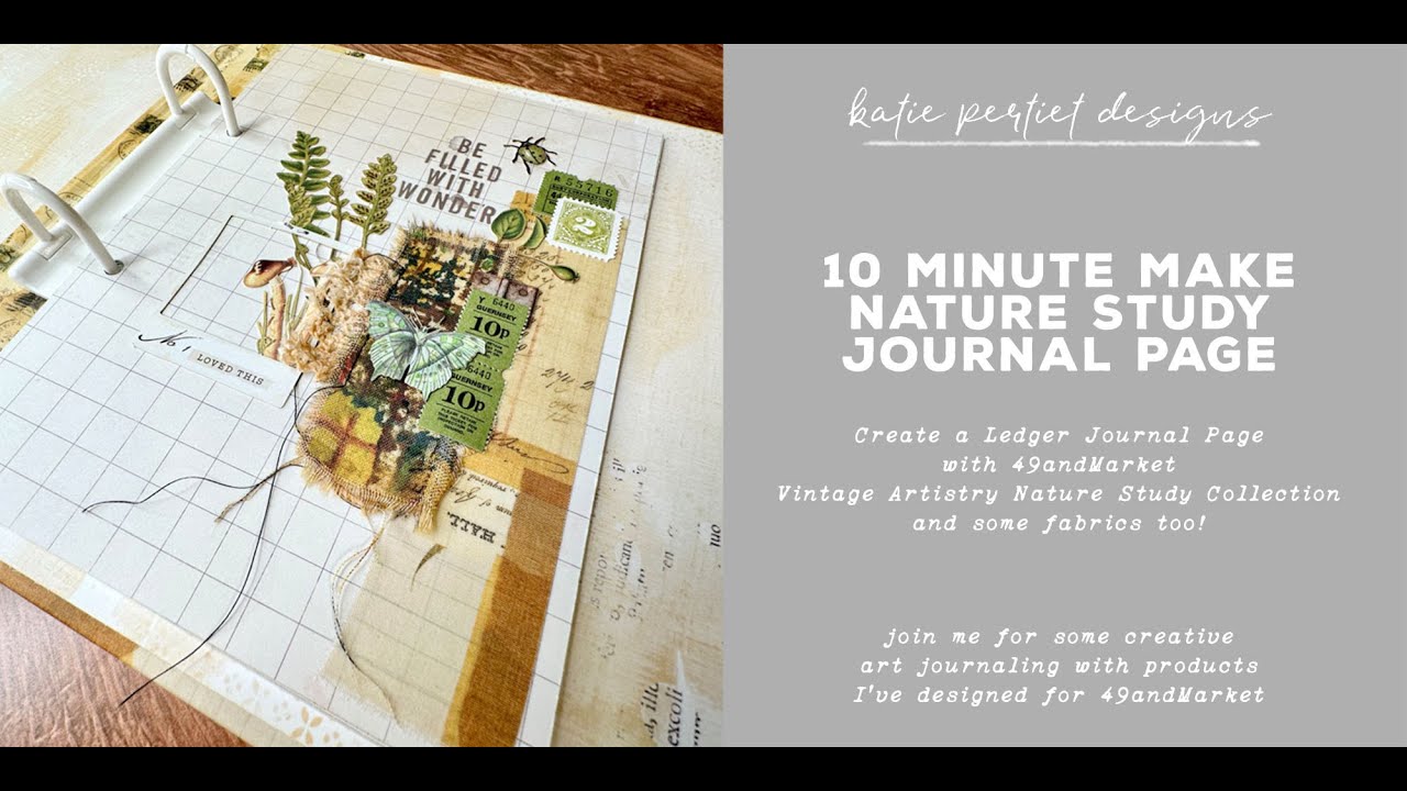 10 Minute Make : Nature Study Journal Page