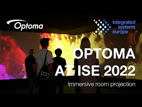 Optoma at ISE 2022 - Immersive room projection