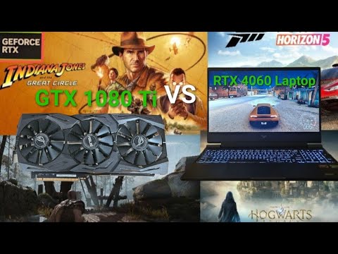 GTX 1080 Ti VS RTX 4060 Laptop Benchmark (Can The Former Flagship Beat This Mid-Range Laptop GPU?)