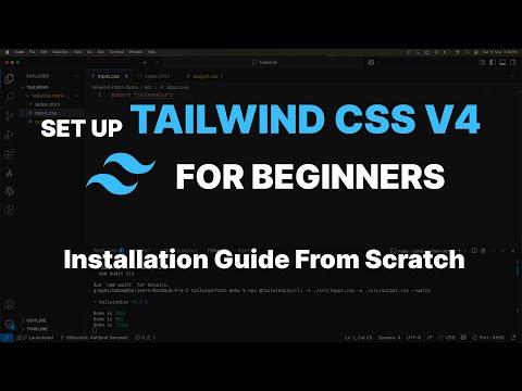 How to Set Up a New Project with Tailwind CSS 4 (Beginner Guide)