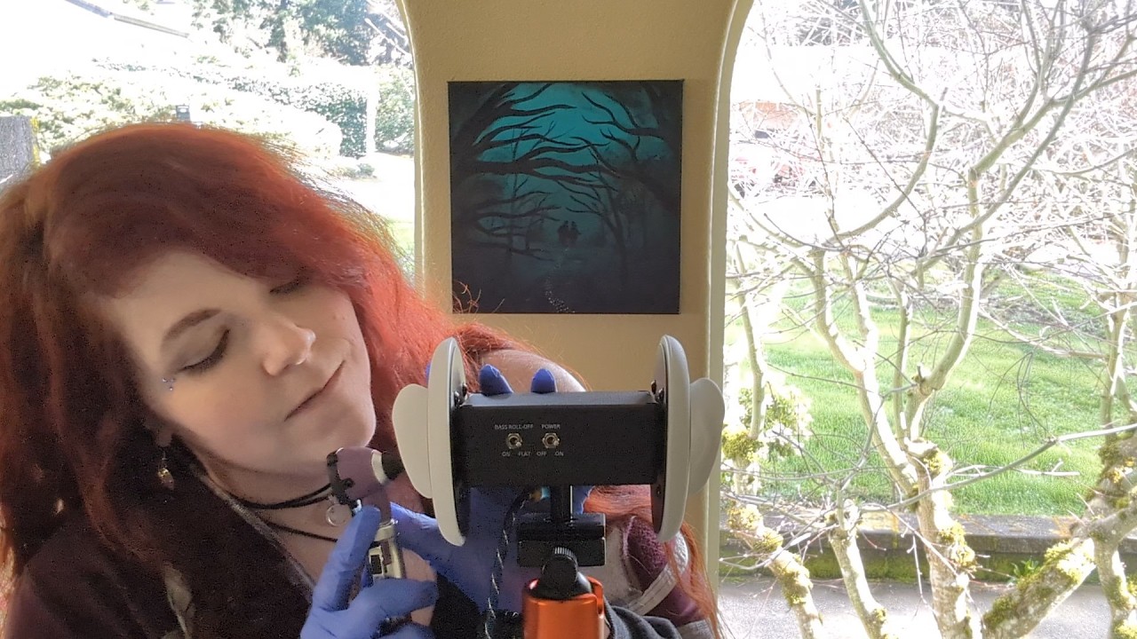 ASMR - Ear Cleaning and Gentle Ear Cupping Roleplay - Soft Spoken and Whispering