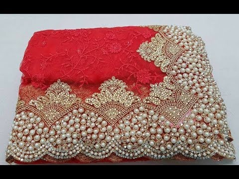 Pearl Work Saree at Best Price in India