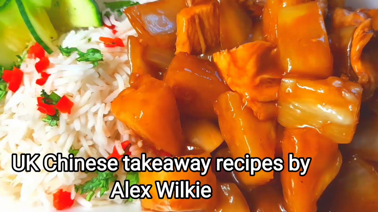 Chicken and pineapple Chinese takeaway style