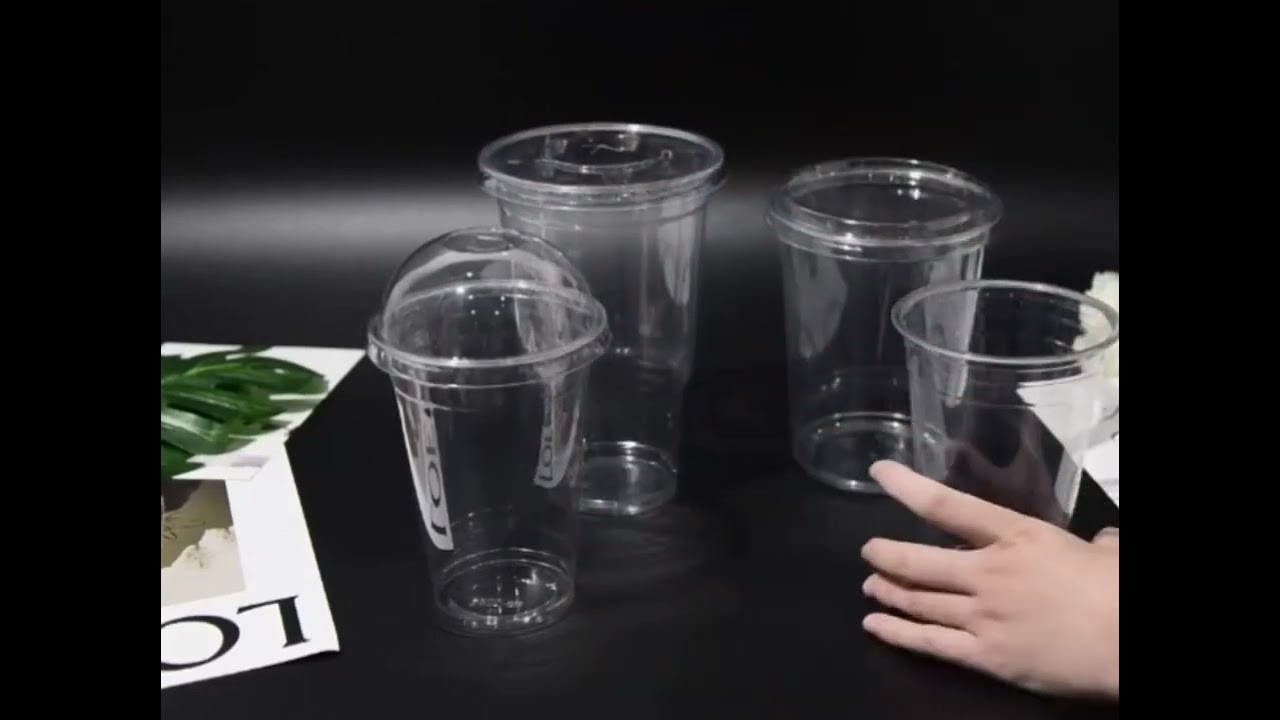 High Transparent PET Cups for Milk Tea & Juice