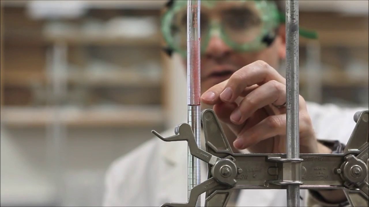 How to use a burette