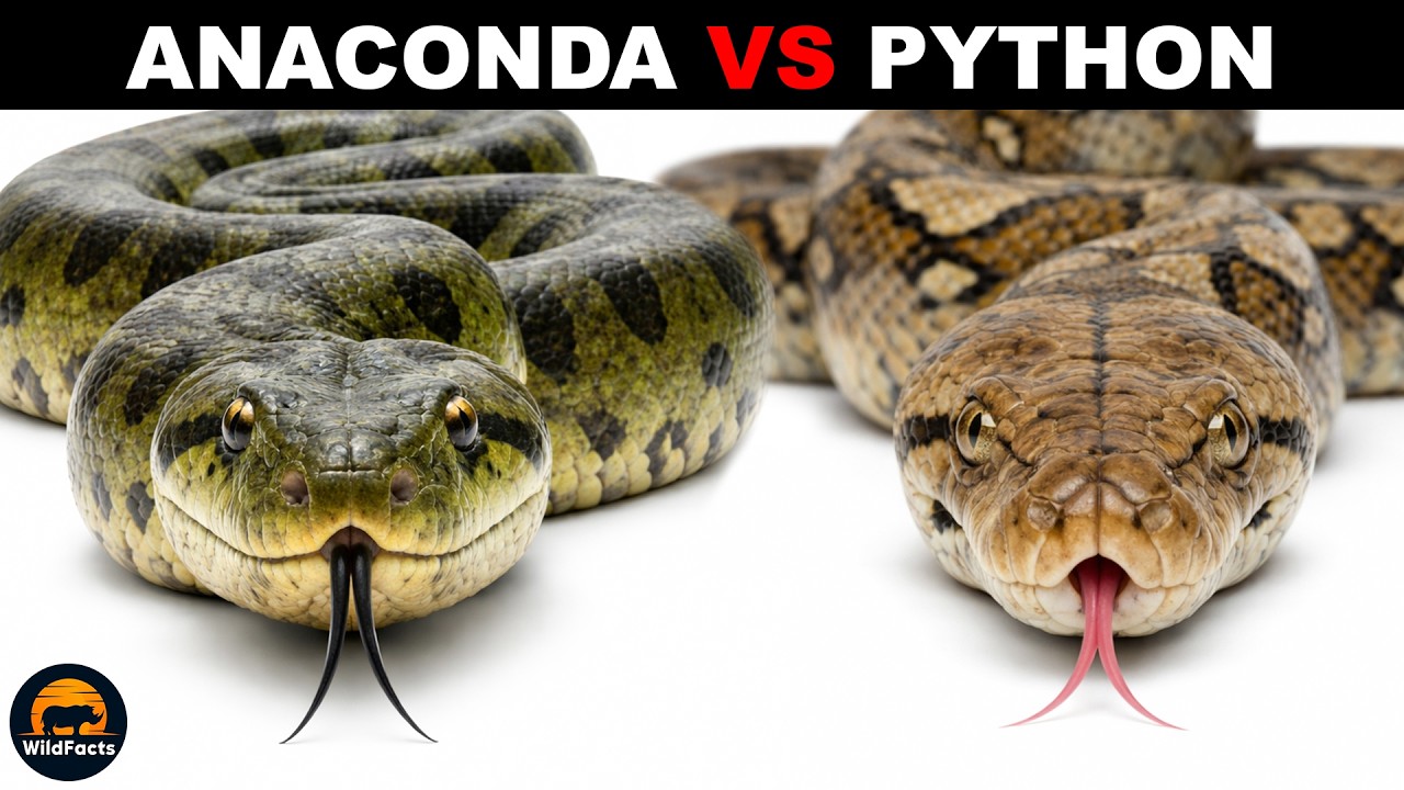 What is the Difference Between Anacondas and Pythons?