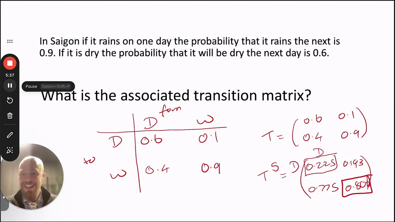 Understanding Markov Chains - IB AI HL Maths