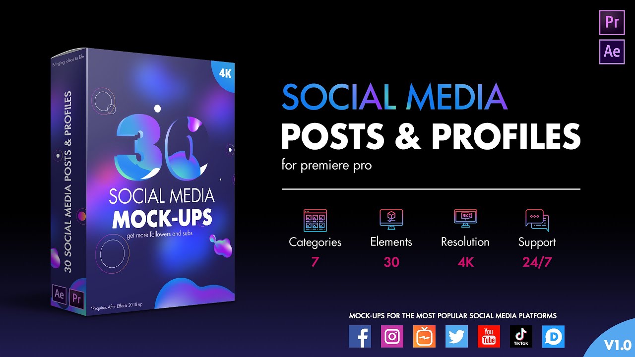 TikTok Profile Mockup