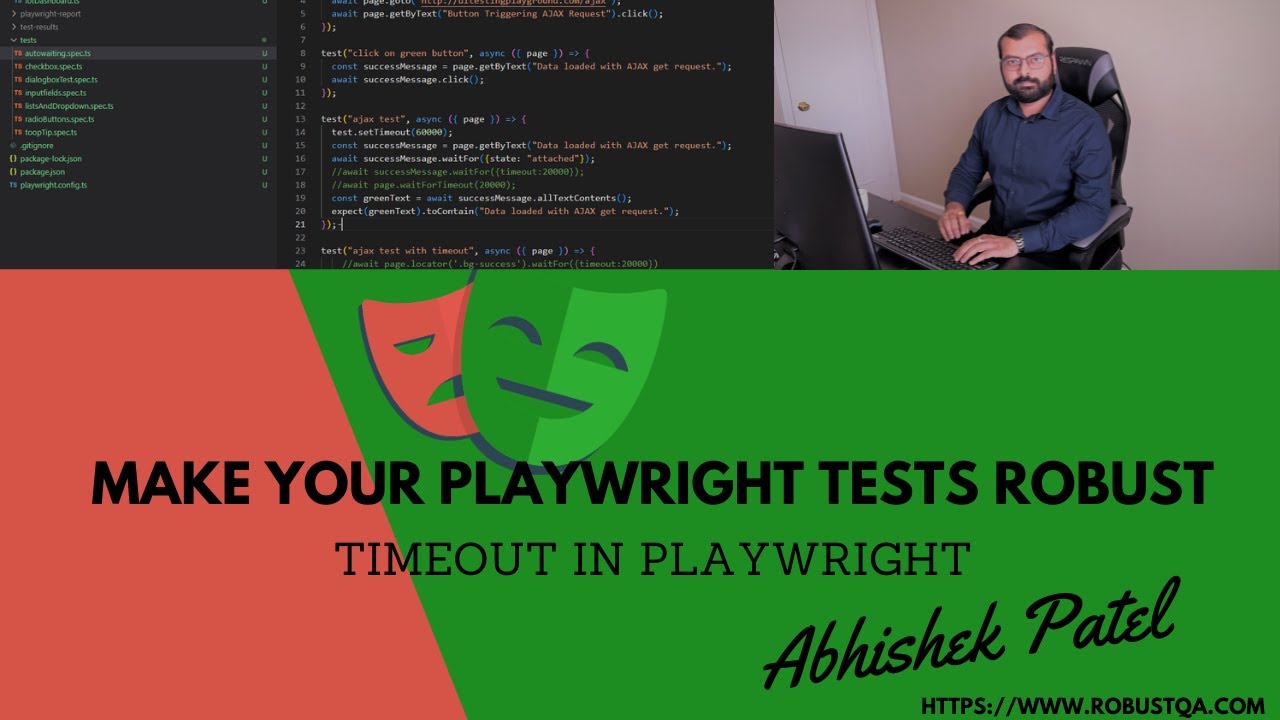 Make your Playwright tests robust (timeouts)