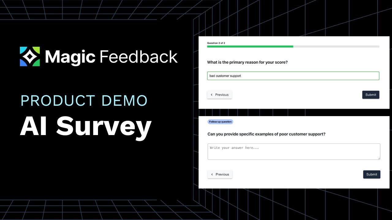 AI Survey Demo - Magic Feedback