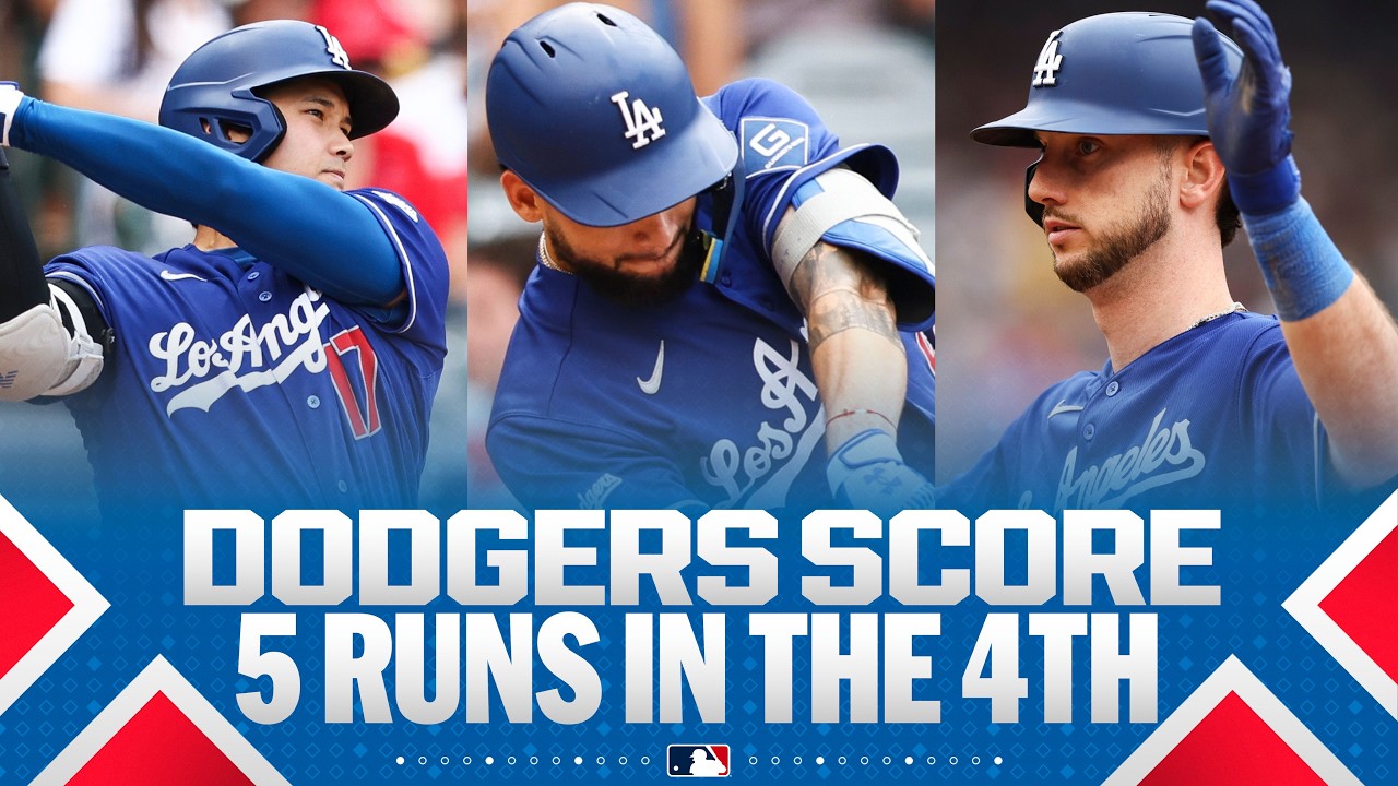 5-RUN FUN! Shohei Ohtani, Andy Pages and Kyle Tucker power the Dodgers offense in the 4th 😮‍💨