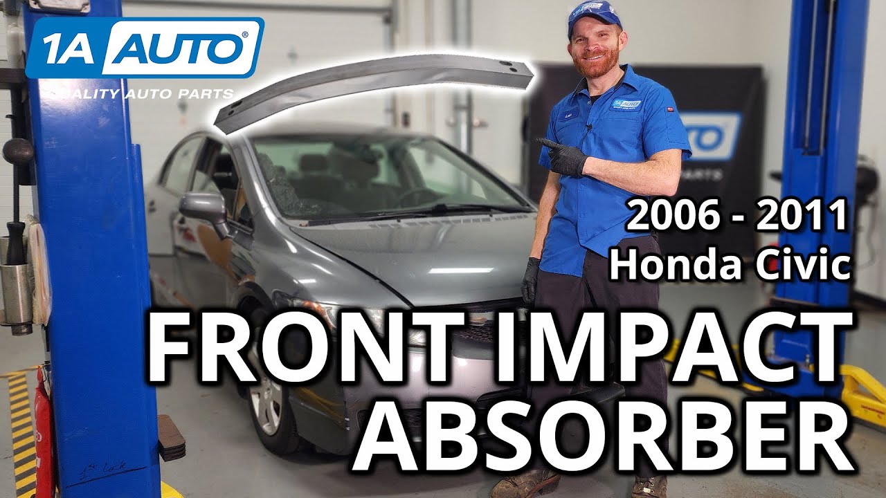 How to Replace Front Bumper Impact Absorber 2006-2011 Honda Civic