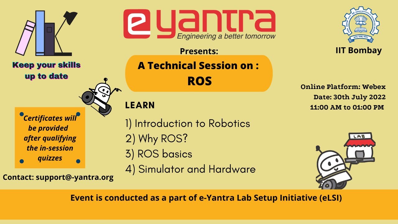 eLSI:  Technical Session on Robot Operating System (ROS)