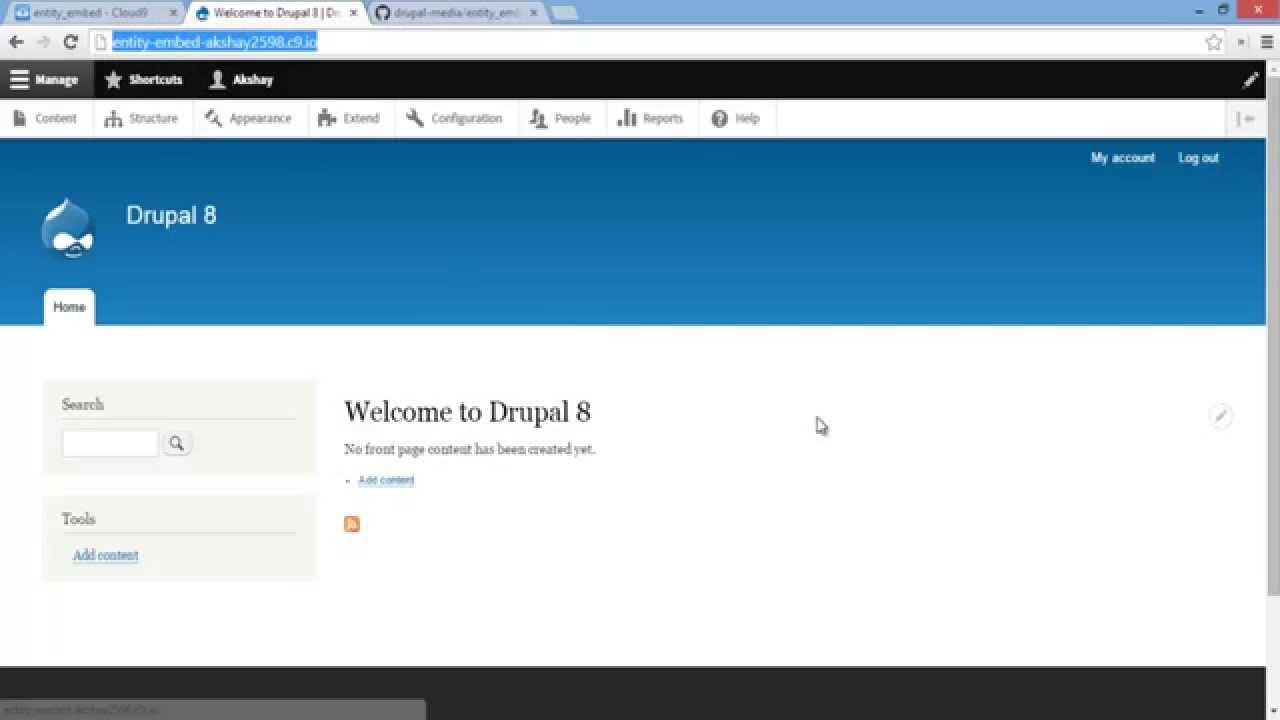 Drupal 8: Entity Embed Module