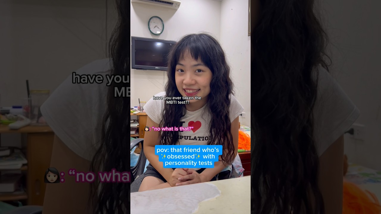 is this too niche? 😍#satire #comedy #mbti #personalitytest #funnyshorts #stantwitter #genz #friend