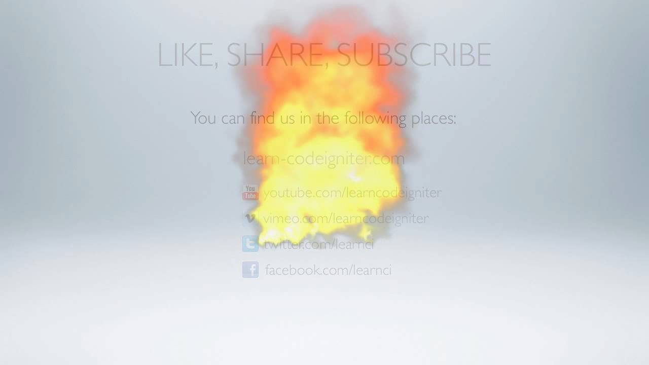 CodeIgniter Basics - Learn-CodeIgniter.com - Episode 2