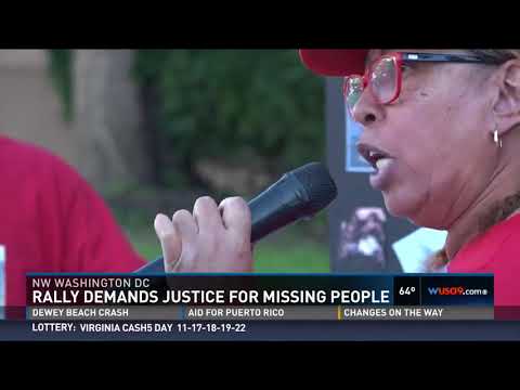 Families of missing people in DC demand justice