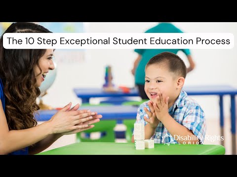The 10 Step Exceptional Student Education Process
