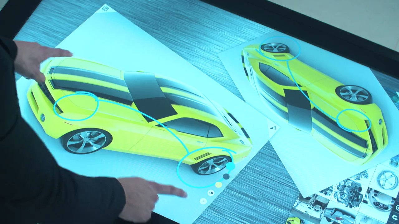 Displaylite 180 interactive touch table