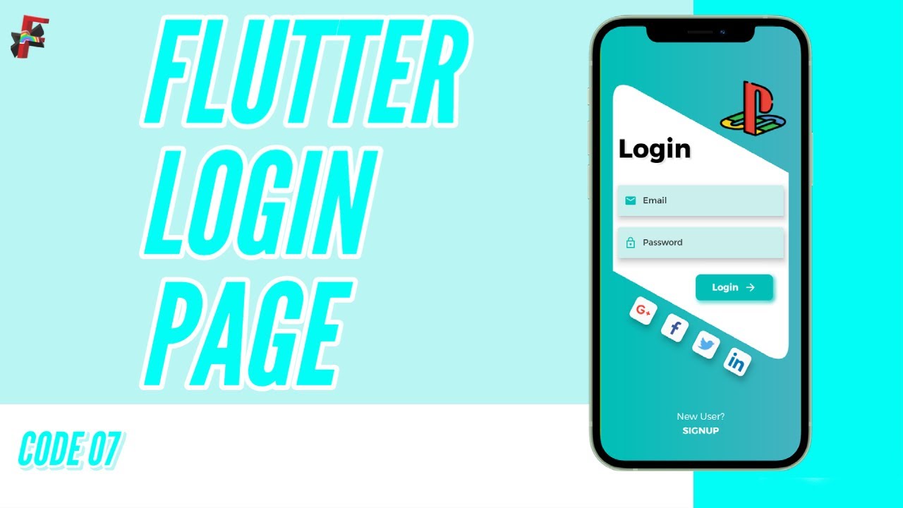 Flutter Login Page - Flutter UI - Speed Code - Complex Designs using path - Code-07