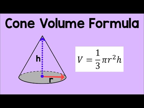 Cone Volume Formula | Math Animation