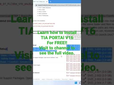Install TIA Portal for Free