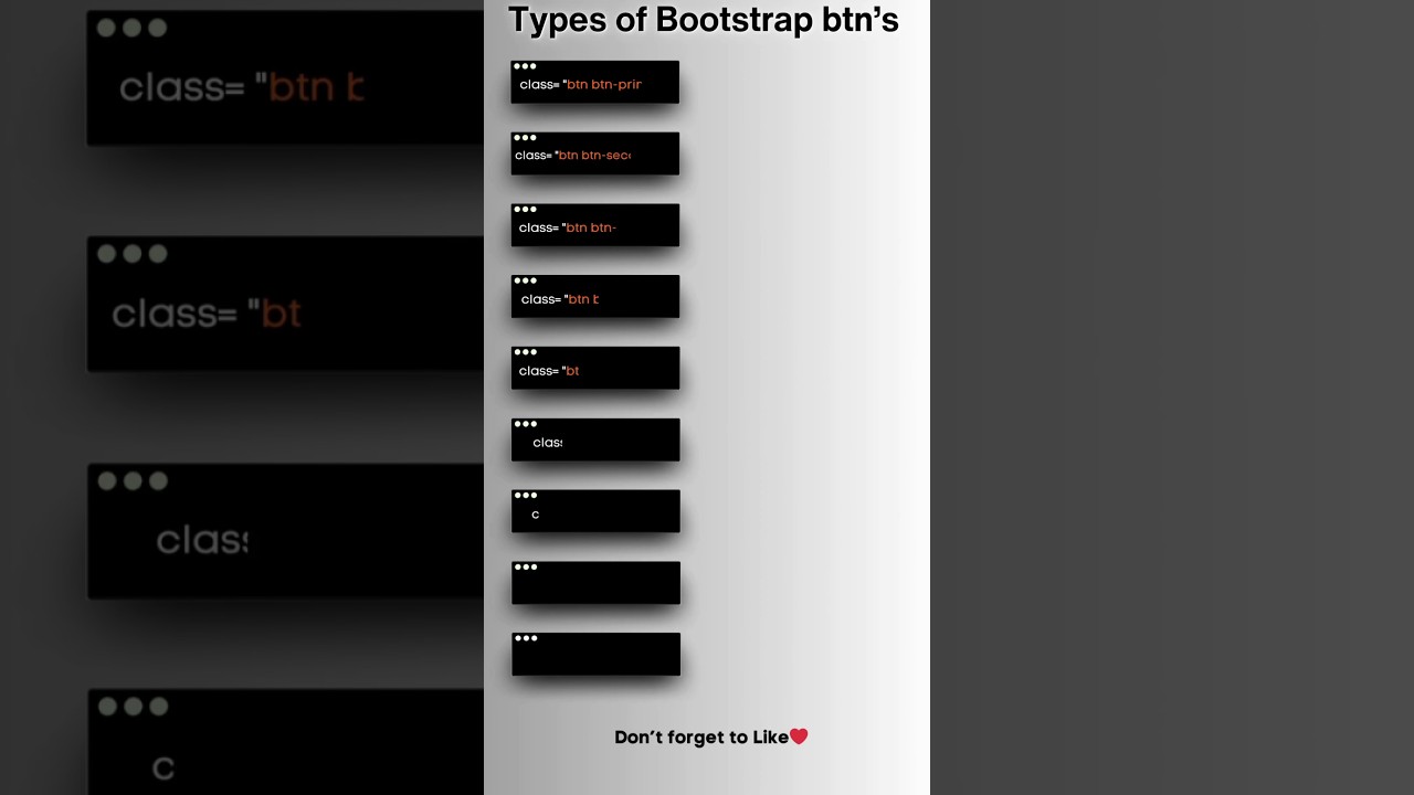 BOOTSTRAP Button Color| Bootstrap button #shorts #coding #tutorial #mRcodding