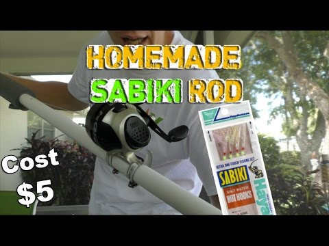 Homemade Sabiki Rod for Kayak Fishing w/ Live Bait Fish!