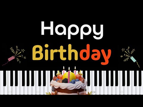 Happy Birthday - Easy Piano Tutorial & Free Sheet Music