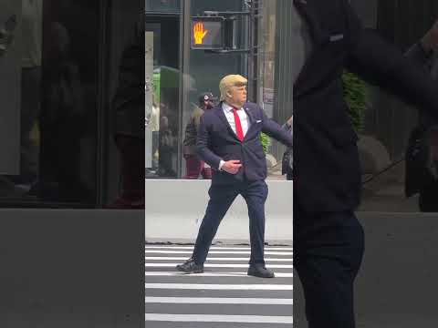 Donald Trump Traffic Enforcement Agent NYC 5 Ave Trump Tower May '23