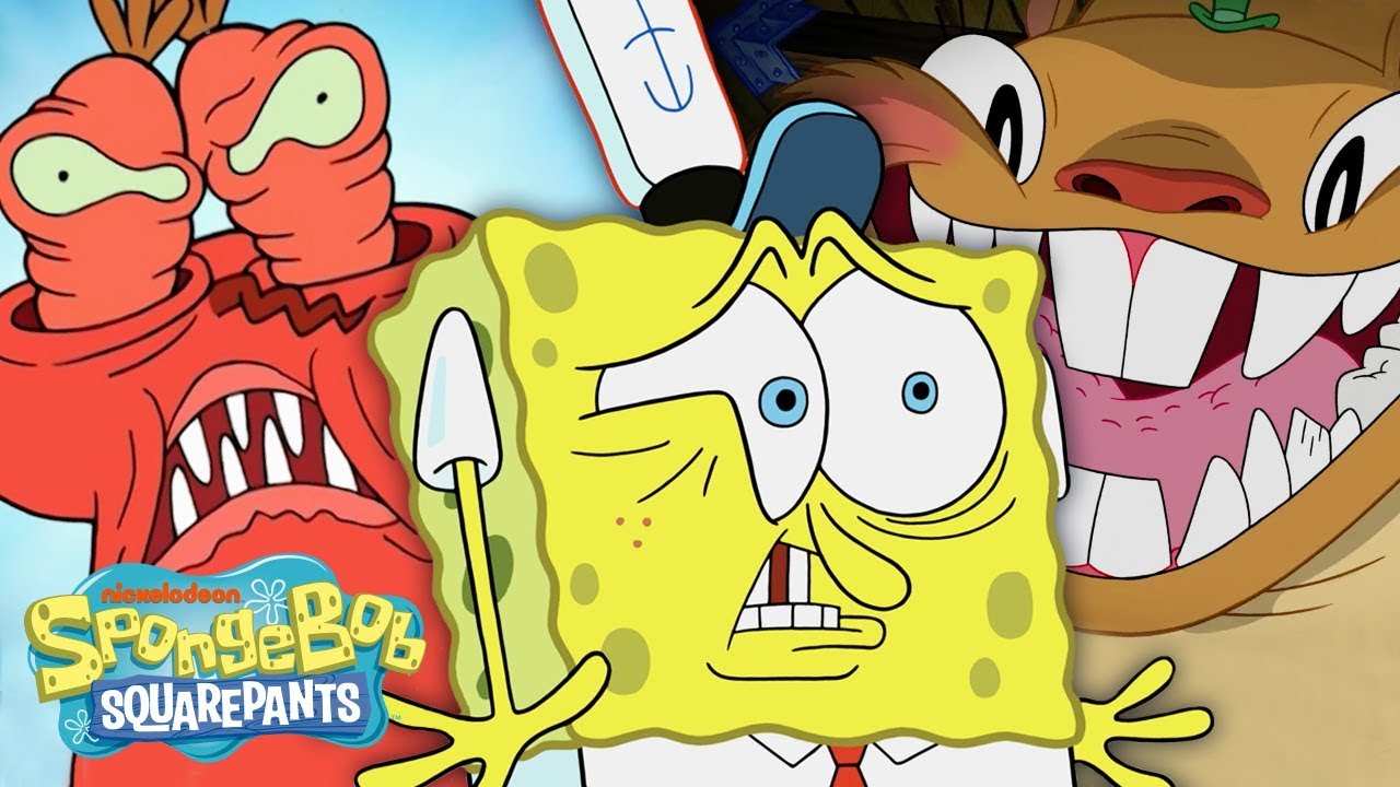 15 Times SpongeBob Was ACTUALLY Scary! 😱 | SpongeBob