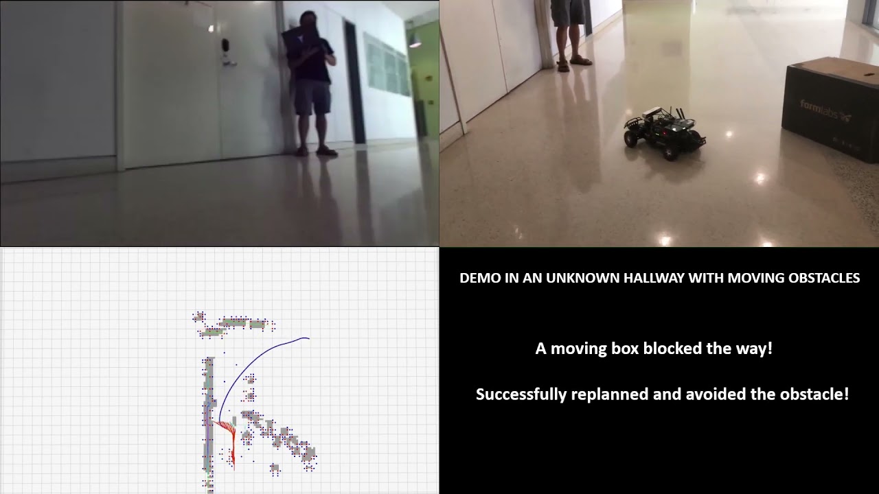 Autonomous Navigation in Unknown Environments using Sparse Kernel-based Occupancy Mapping