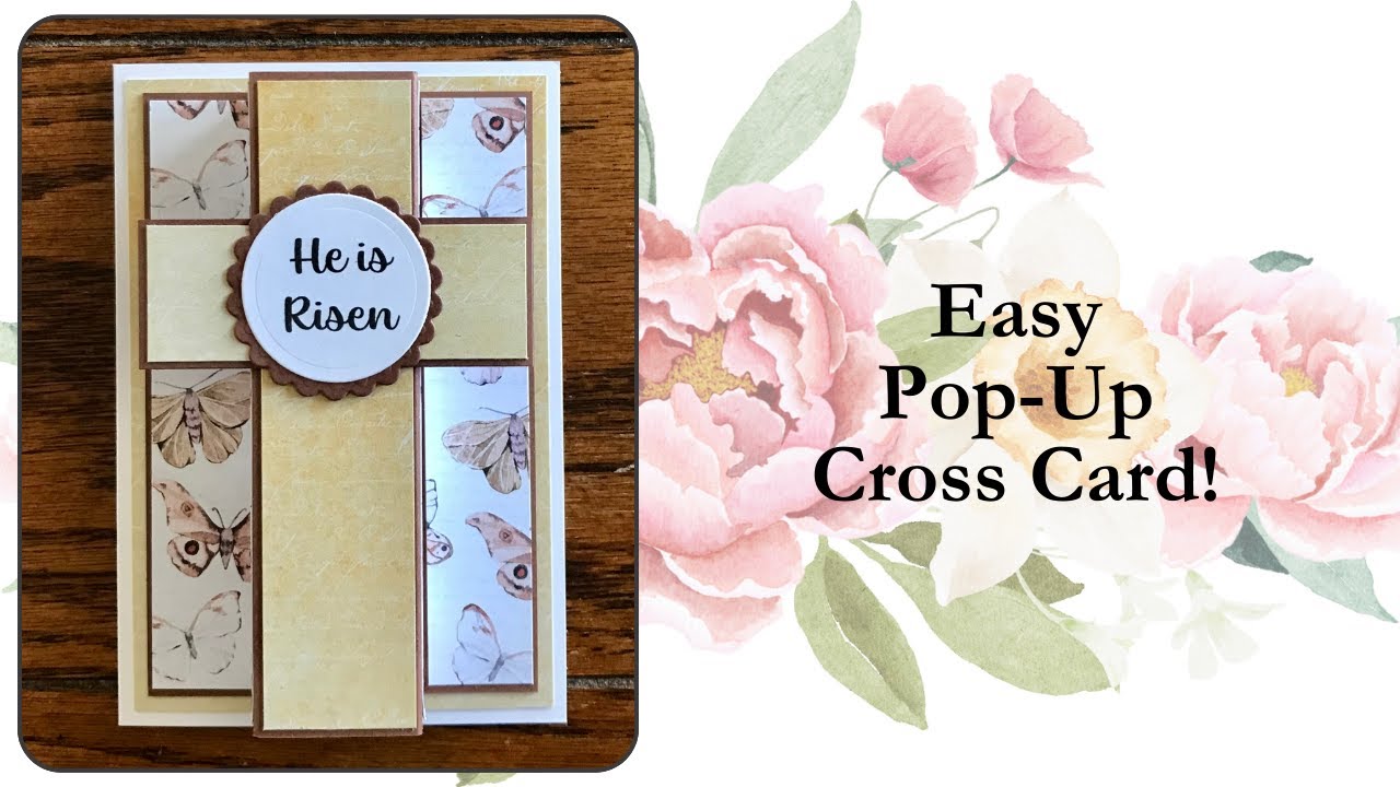 Pop-Up Easter Cross Card Tutorial