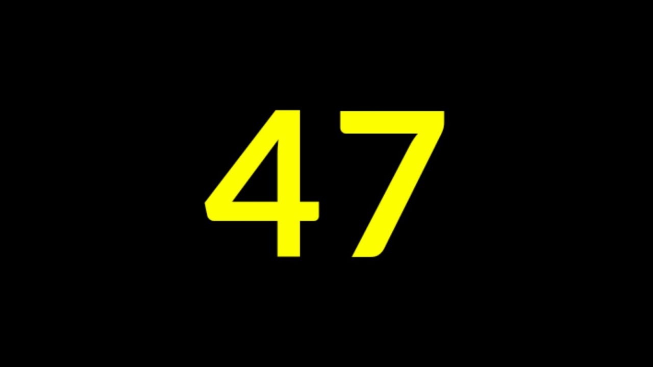 47 Seconds Countdown Timer With Sound Effect