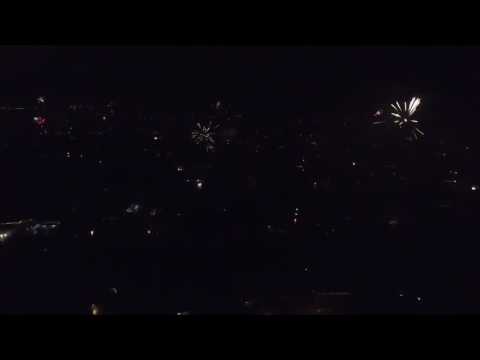 New Years Maui Style Fireworks - DJI Phantom 3 Drone