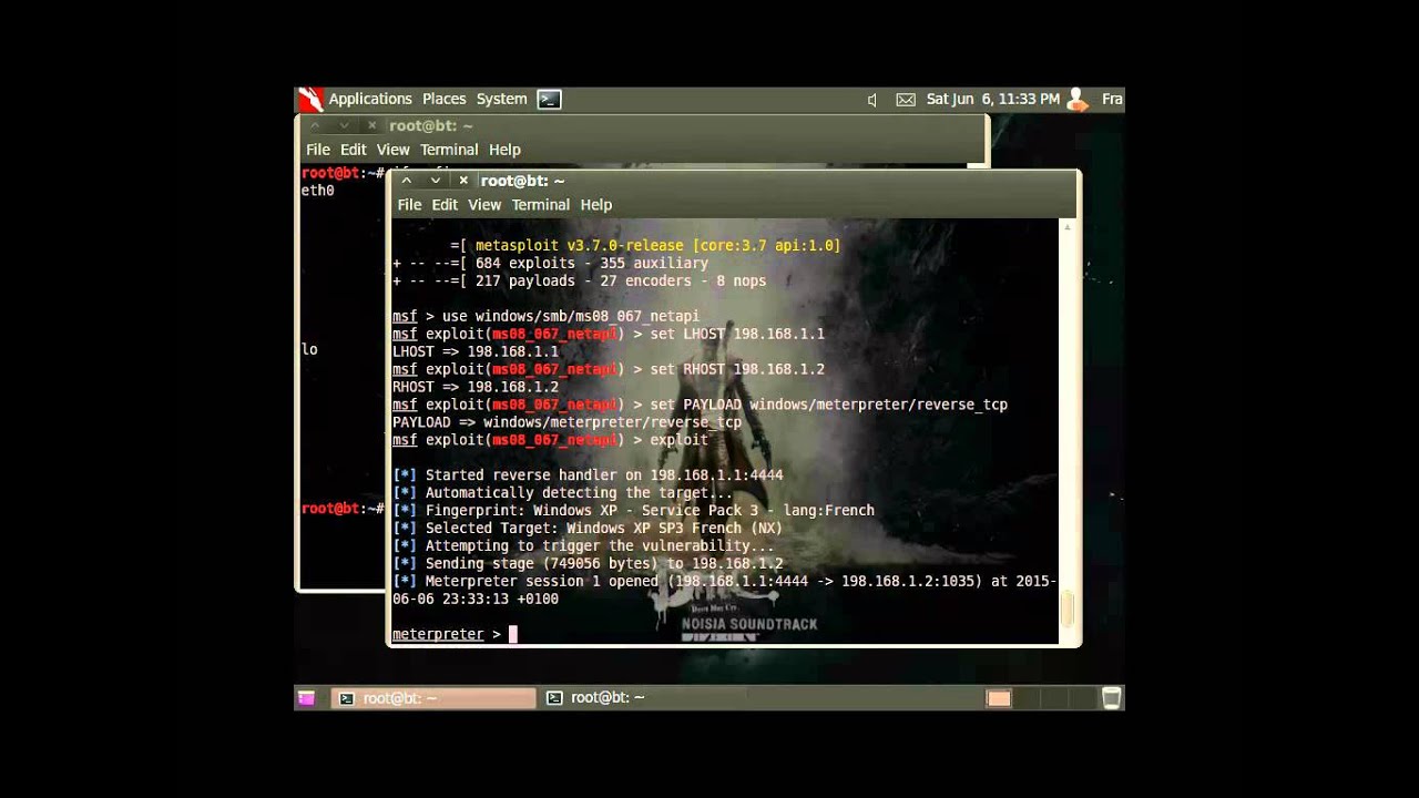 how to exploit to windows xp sp3 with metasploit framework