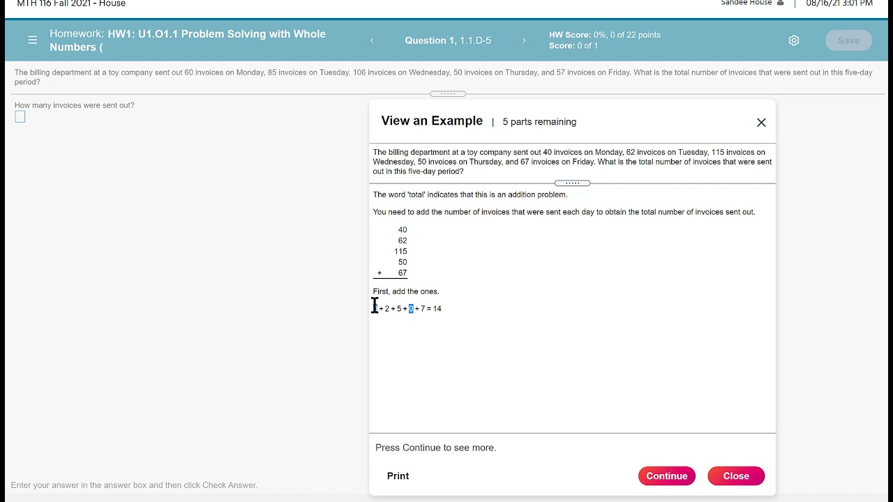 How Assignments Work in MyMathLab