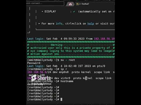 How to set auto logout for a particular user in Linux | Daily study shorts