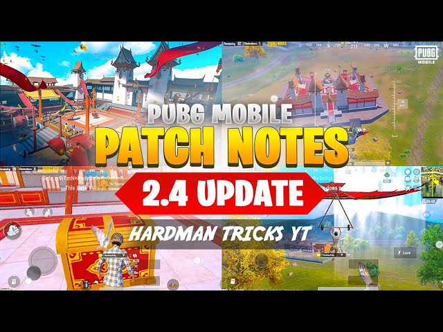 PUBG Mobile 2.4 update release time for Android and iOS devices