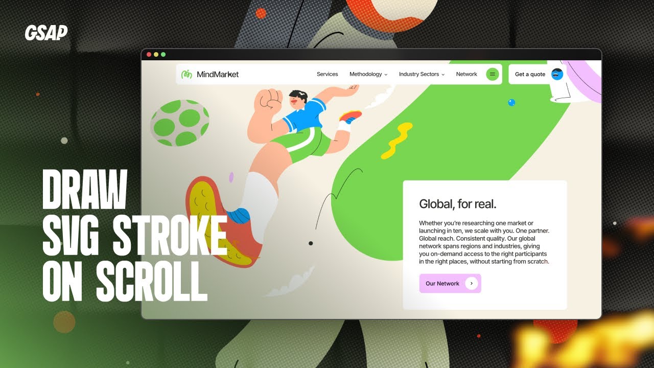 Watch GSAP Effortlessly Draw This SVG Path on Scroll Without Breaking a Sweat