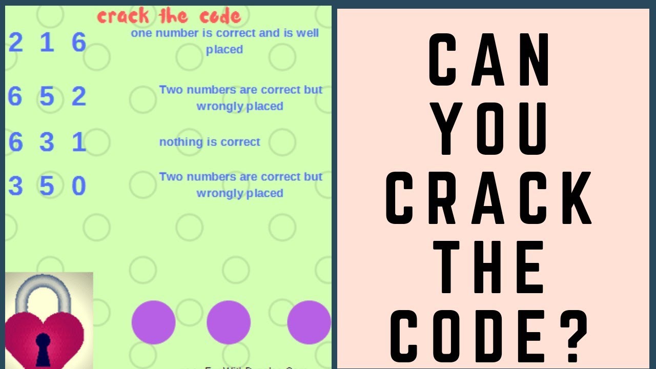 Can You Crack the Code?
