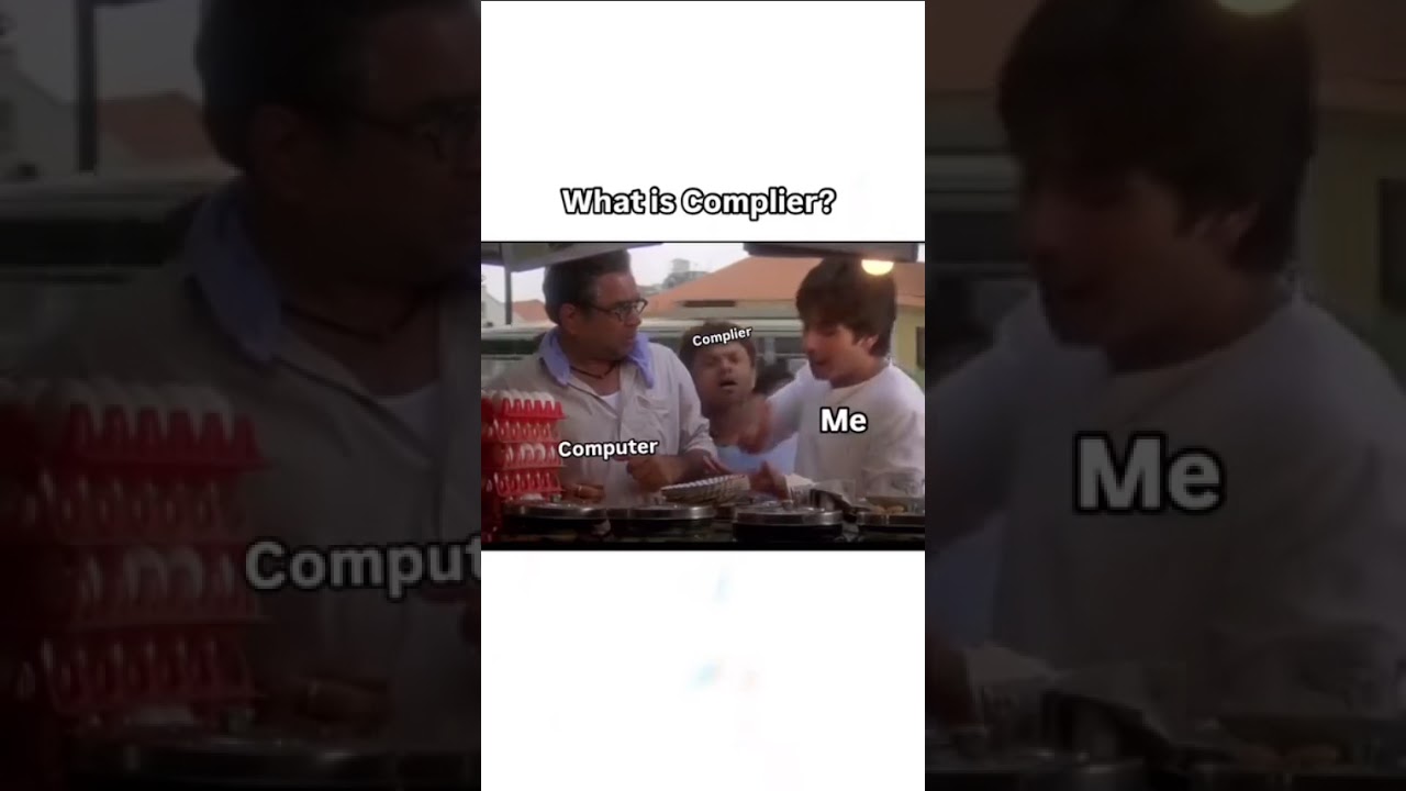 How Compiler Works Meme 😅 #coding #compiler #memes #programminglanguage #java4quicklearning