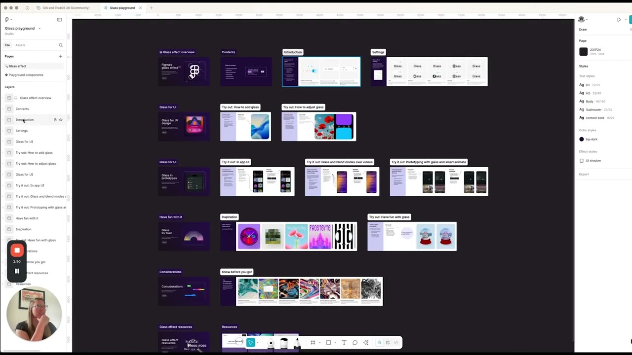 Figma iOS 26 UI Kit Walkthrough: Liquid Glass