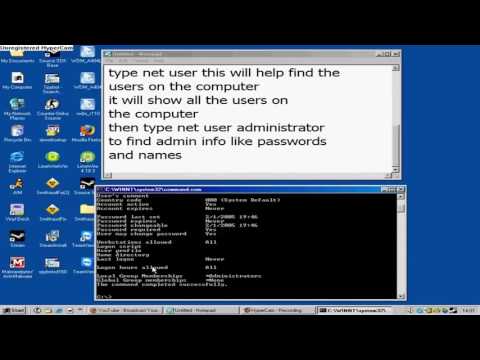 How to Find User Info and Change Password with CMD