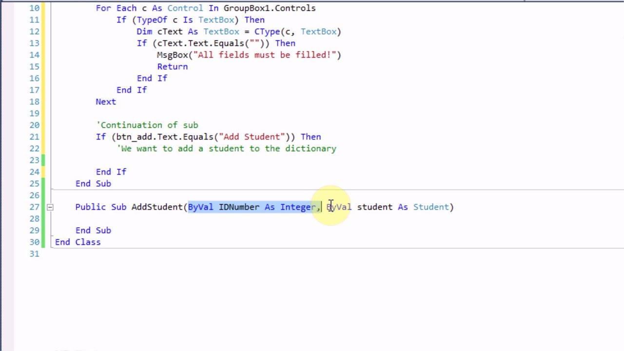 VB.NET: Making a Student Database (Part 1 of 2)